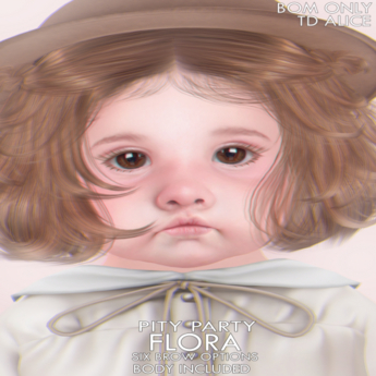 Second Life Marketplace - [ Pity Party ] Flora Alice Skin Tone 2 {Wear Me}